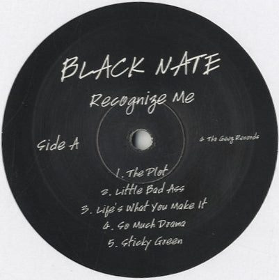 Black Nate - Recognize Me [LP] – Morpho Records