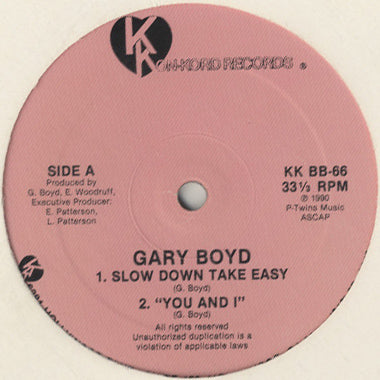 Gary Boyd - Slow Down Take Easy [12"] – Morpho Records