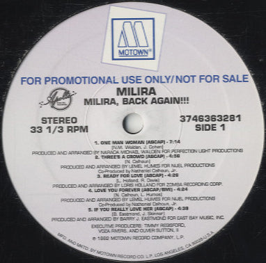 Milira - Milira, Back Again!!! [LP] – Morpho Records