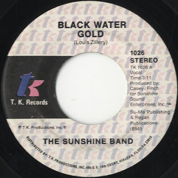 The Sunshine Band - Black Water Gold [7"] – Morpho Records