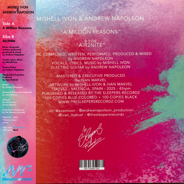 Mishell Ivon, Andrew Napoleon - A Million Reasons / Air2Nite (Black Vi ...