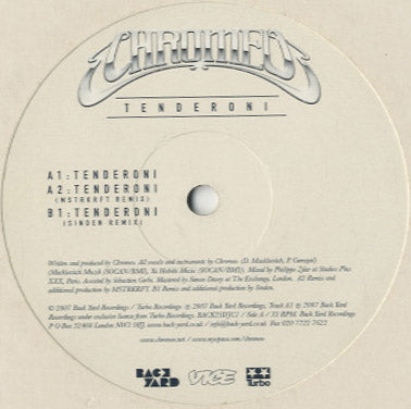Chromeo - Tenderoni [12"] – Morpho Records