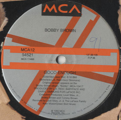 Bobby Brown - Good Enough [12"] – Morpho Records
