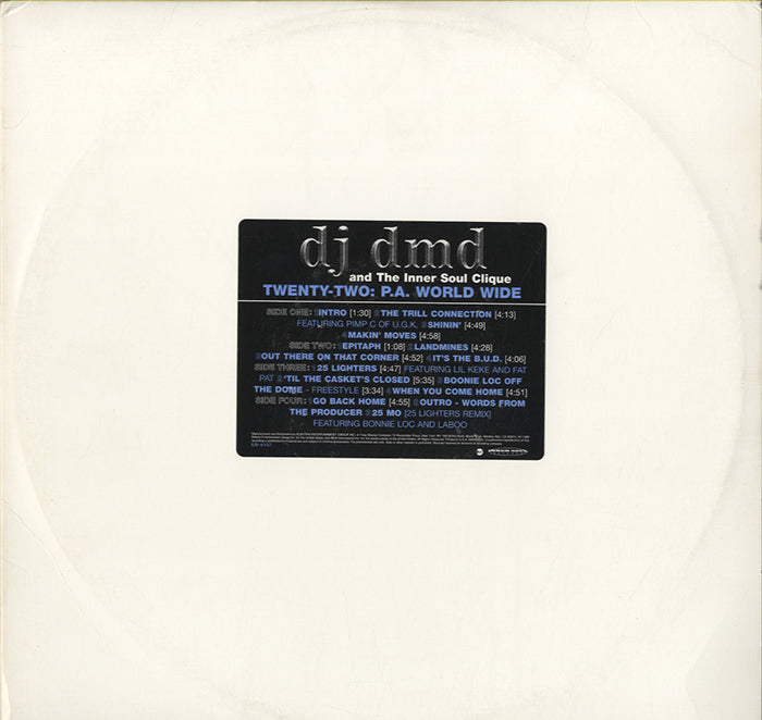 DJ DMD And The Inner Soul Clique - Twenty-Two: P.A. World Wide [LP ...