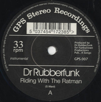 Dr. Rubberfunk - Riding With The Ratman [7"] – Morpho Records
