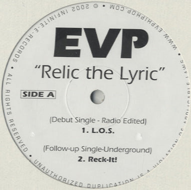 EVP - Relic The Lyric... [12"] – Morpho Records