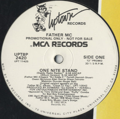 Father MC - One Nite Stand [12"] – Morpho Records