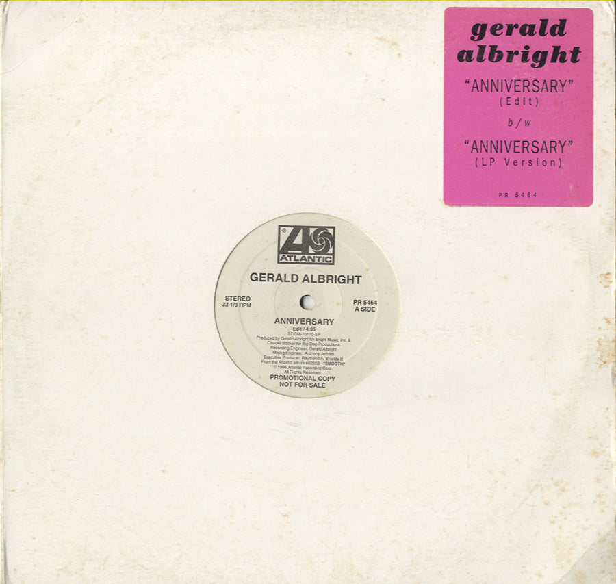Gerald Albright - Anniversary [12"] – Morpho Records