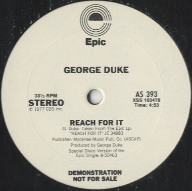 George Duke - Reach For It [12"] – Morpho Records