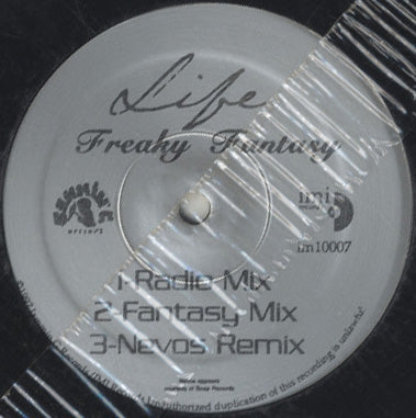 Life - Freaky Fantasy [12"] – Morpho Records