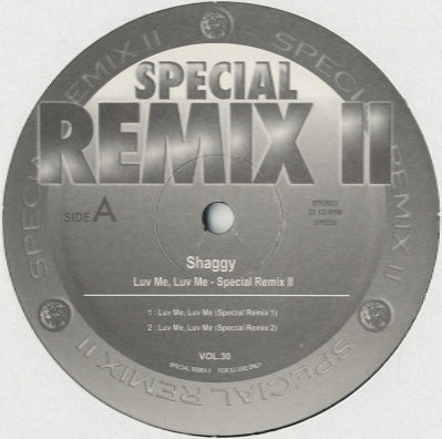 Special Remix 2-30 (Shaggy - Luv Me, Luv Me , Angel) [12"] – Morpho Records