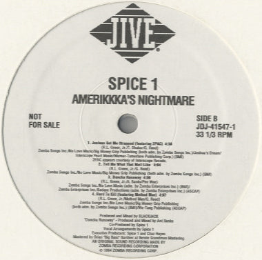 Spice 1 - AmeriKKKa's Nightmare [LP] – Morpho Records
