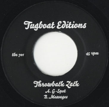 Throwback Zack - G-Spot [7"] – Morpho Records