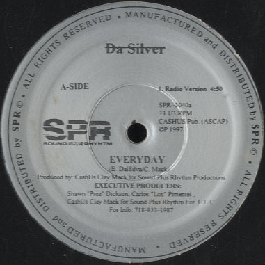 Da Silver - Everyday [12"] – Morpho Records