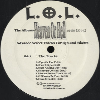 L.O.L. - Heaven Or Hell [12"] – Morpho Records